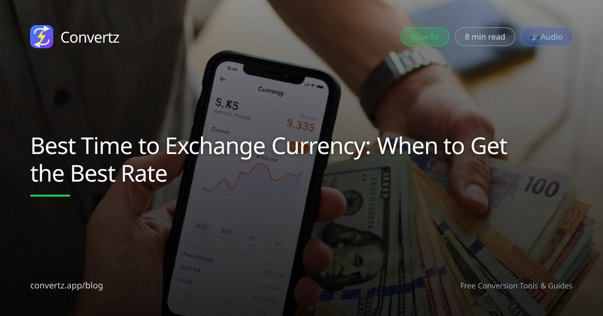 Best Time to Exchange Currency: When to Get the Best Rate