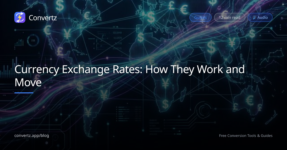 Currency Exchange Rates: How They Work and Move